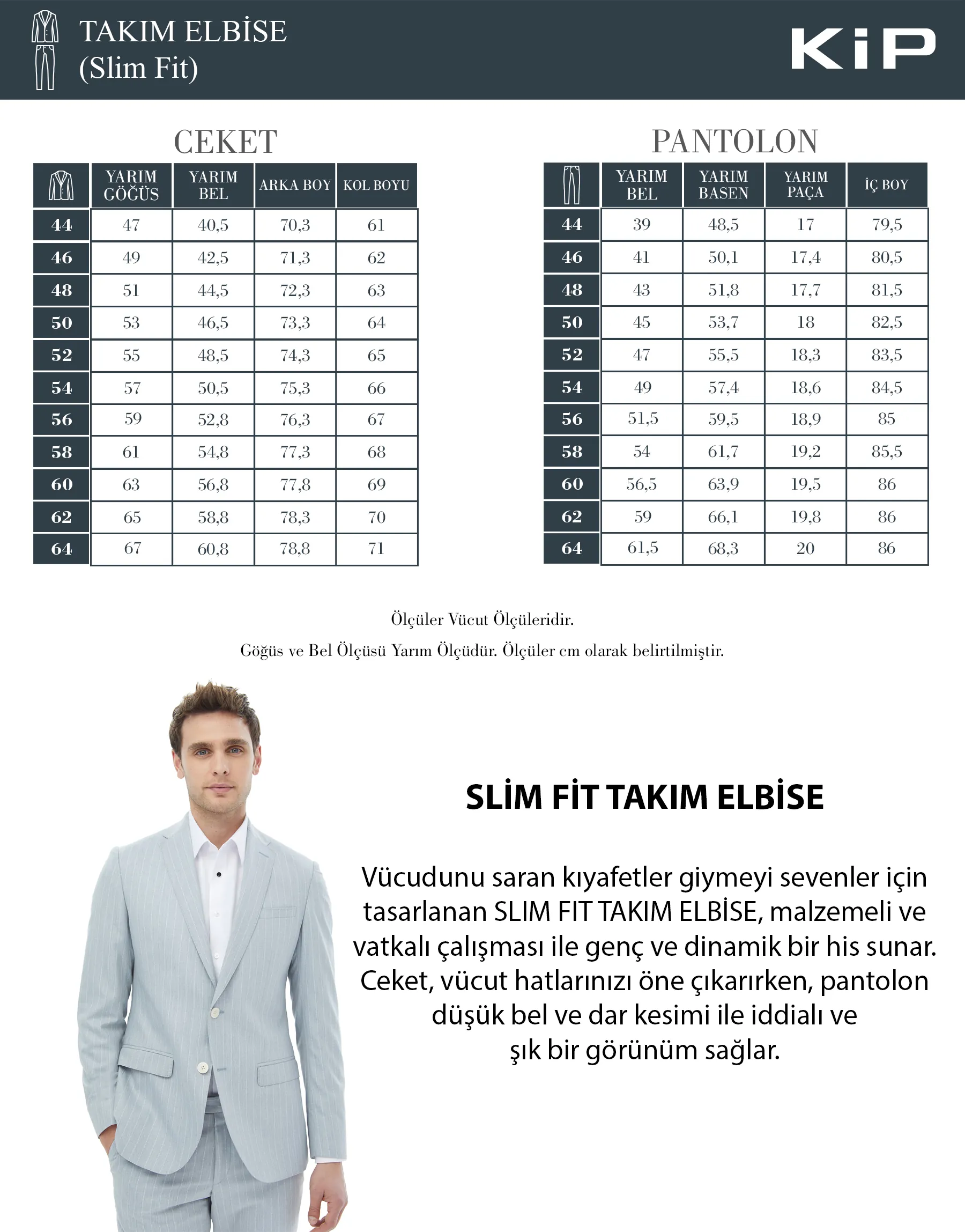 Erkek Antrasit Slim Fit Örme Takım Elbise | KİP